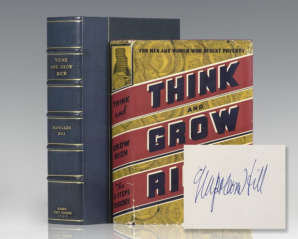 Think And Grow Rich By Hill Napoleon 1937