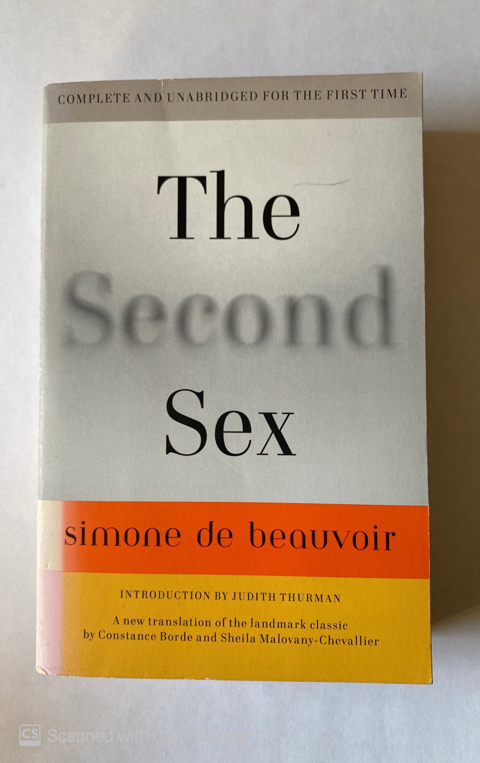 Second Sex Simone Telegraph