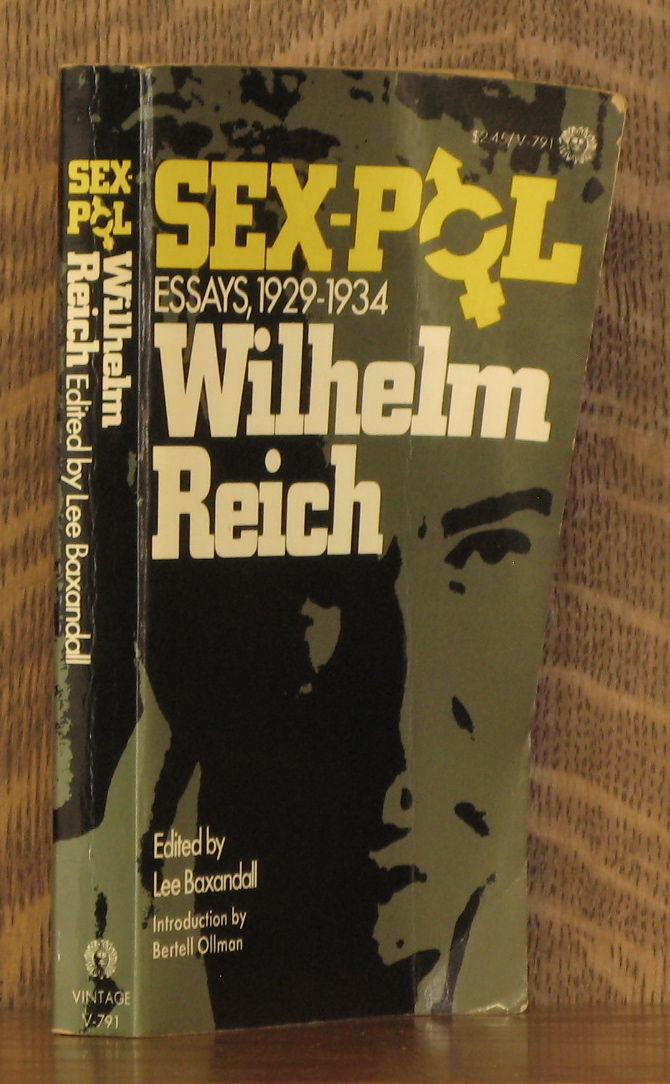 Sex Pol Essays 1929 1934 By Wilhelm Reich Paperback 1972 From