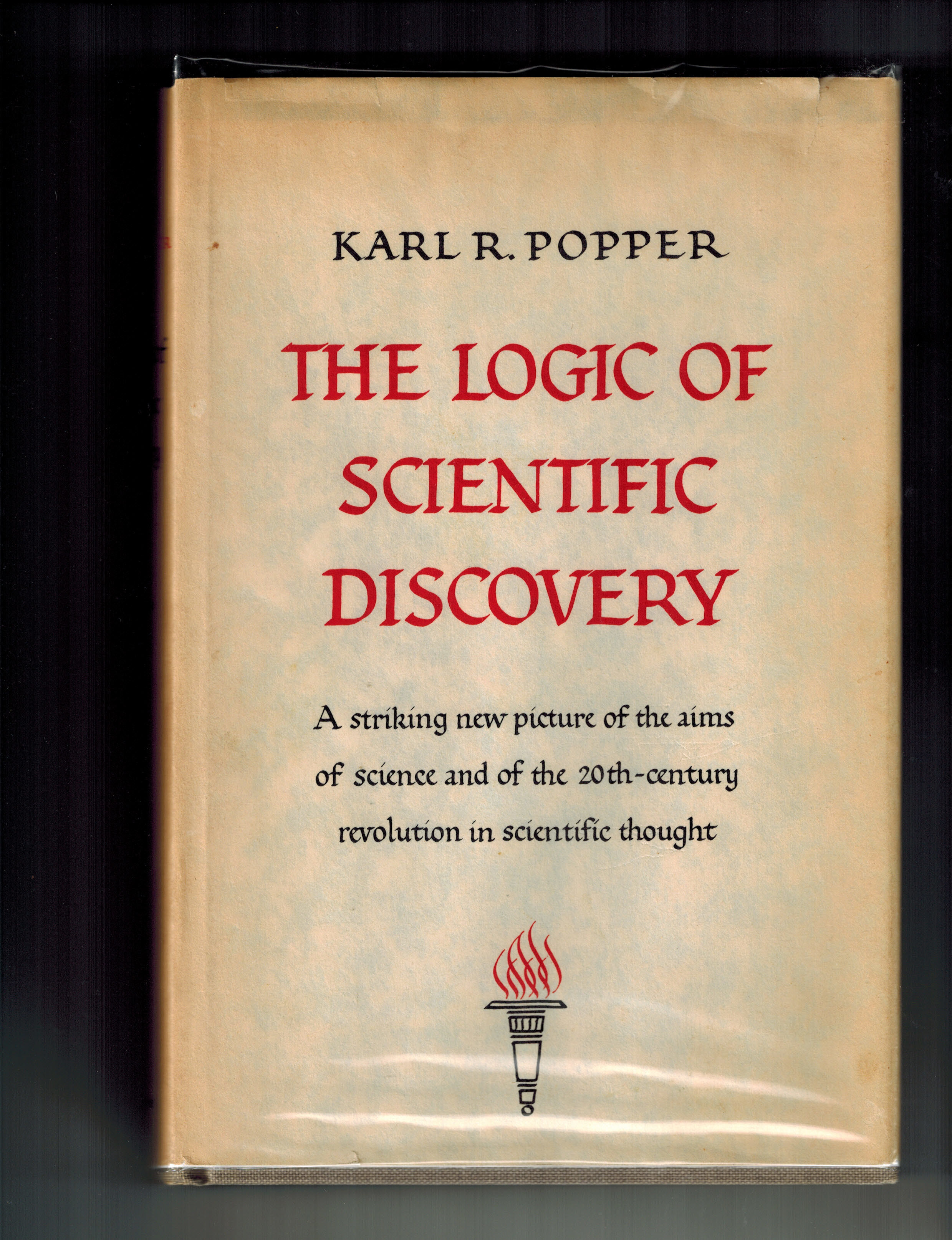 The Logic Of Scientific Discovery By Karl R Popper First American