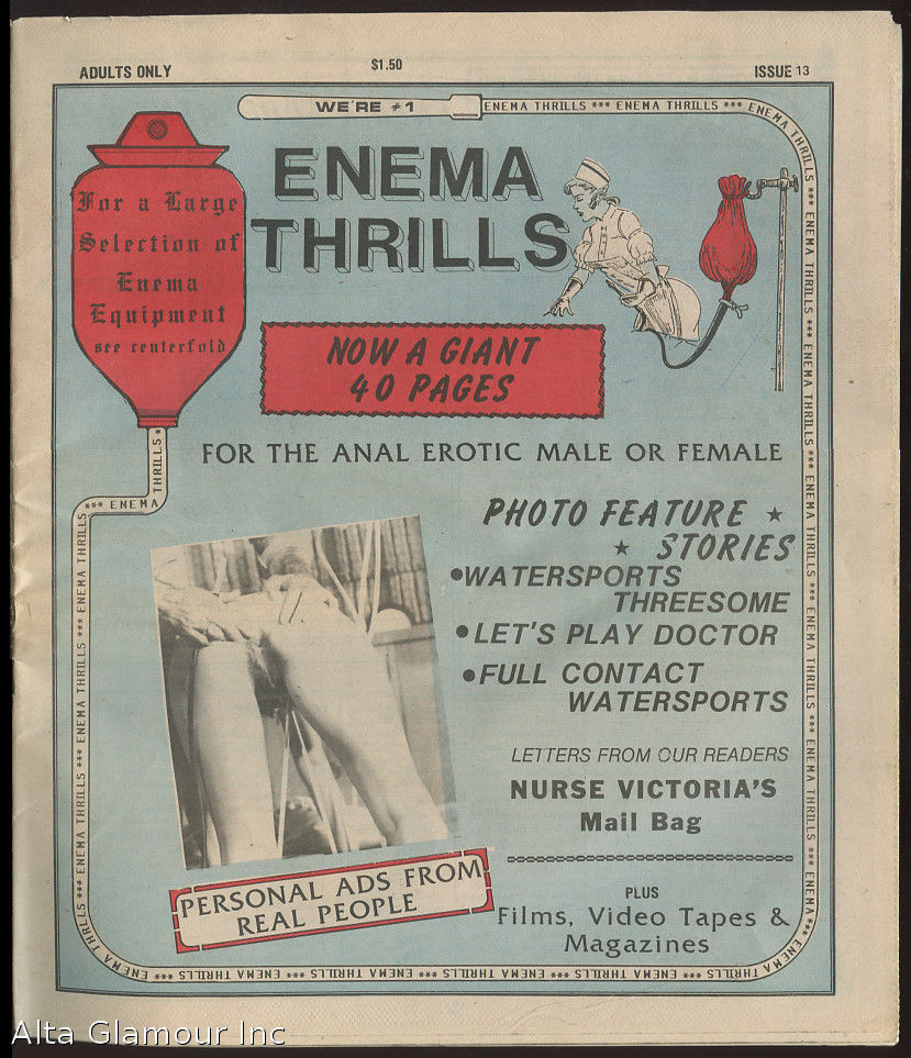 Enema Thrills For The Anal Erotic By Joe Publisher Forster 1984