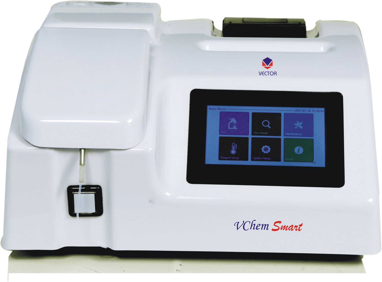 Vchem Smart Semi Auto Biochemistry Analyzer Beacon Diagnostics Pvt