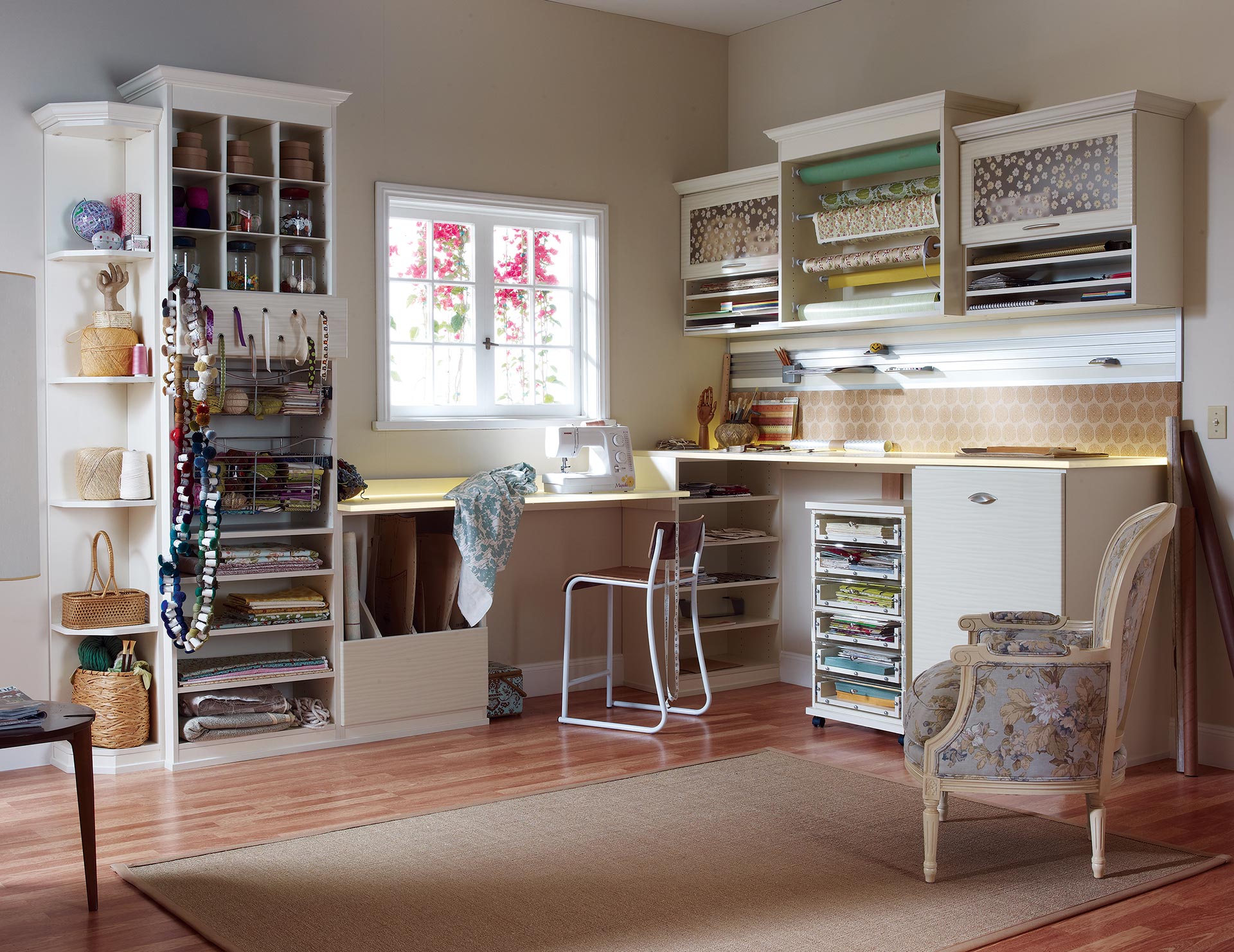 Craft Room Storage Ideas And Organization Systems California Closets