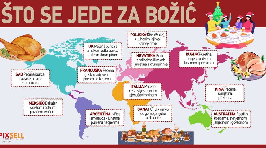 Što Se Jede Za Božić U Svijetu — Ezadarhr