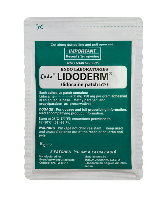 Lidocaine Medicated Plaster By Teikoku Seiyaku Co Ltd