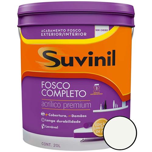 Tinta Acrílica Fosco Completo 20 Litros Branco Neve Ip22 50531107