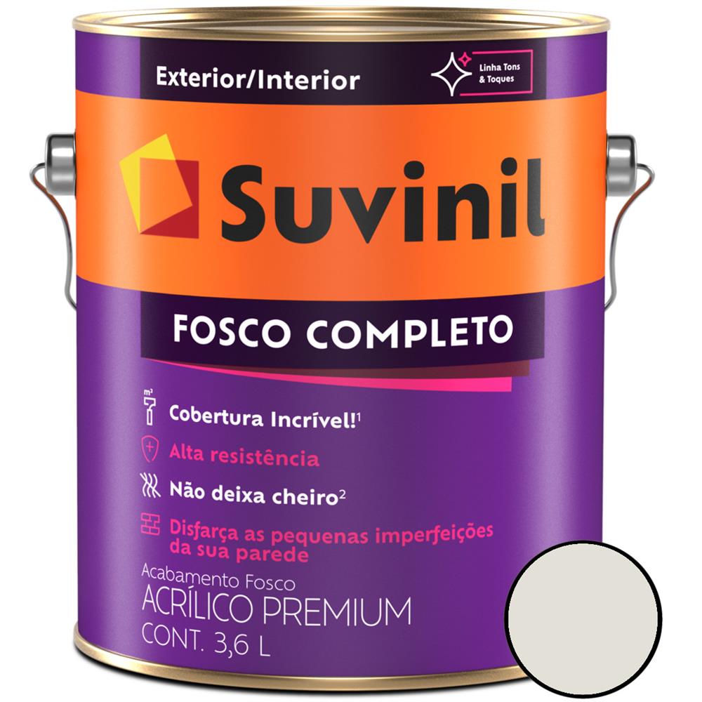 Tinta Acrílica Fosco Completo 36 Litros Gelo 53399605 Suvinil P6167960