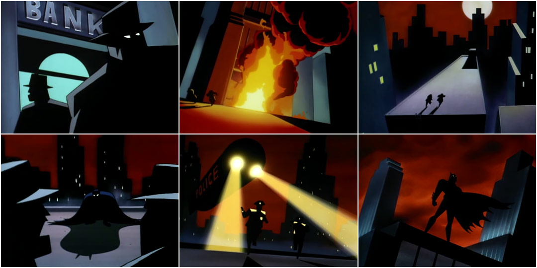 Batman The Animated Series 1992 — Art Of The Title