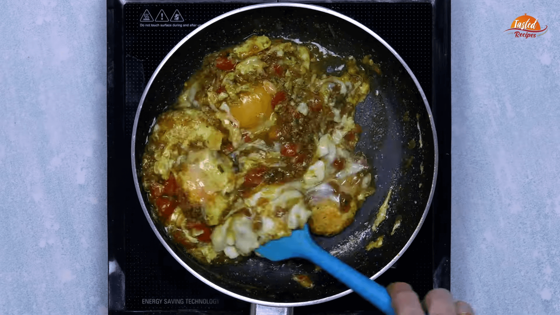 Masala Egg Fry Quick And Easy Breakfast Recipe Tasted Recipes