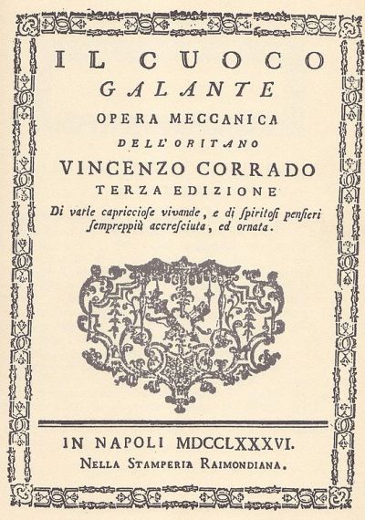 Il Cuoco Galante Vincenzo Corrado