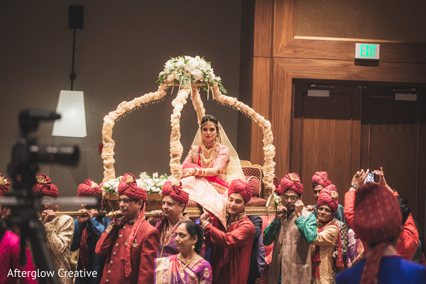 Stunning Indian Bride Being Carried In The Doli Photo 191234