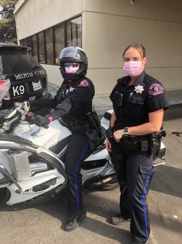 Milpitas Police Department Proudly Participates In Breast Cancer