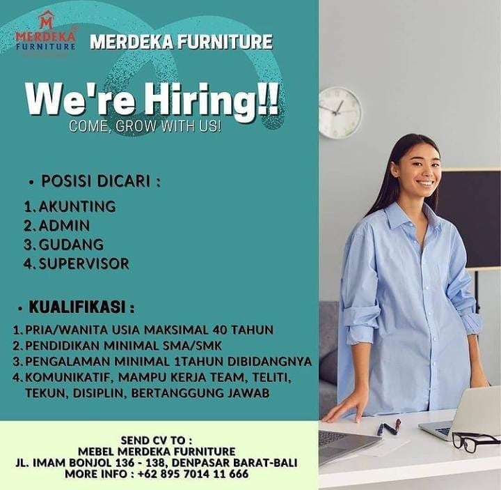 Lowongan Accounting Admin Staff Gudang Dan Supervisor Atmago