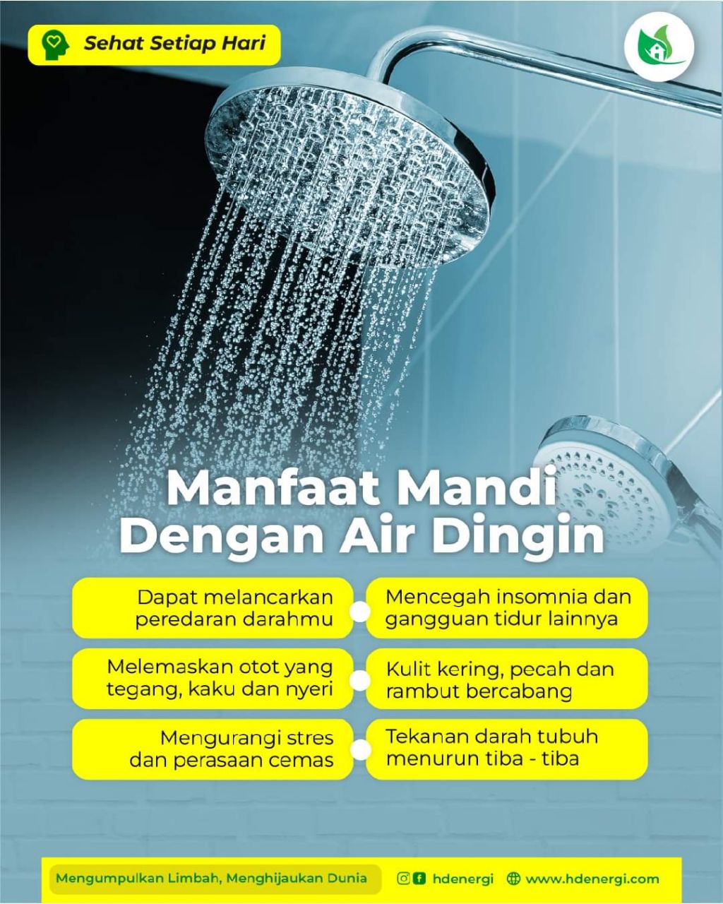 Manfaat Mandi Dengan Air Dingin Atmago