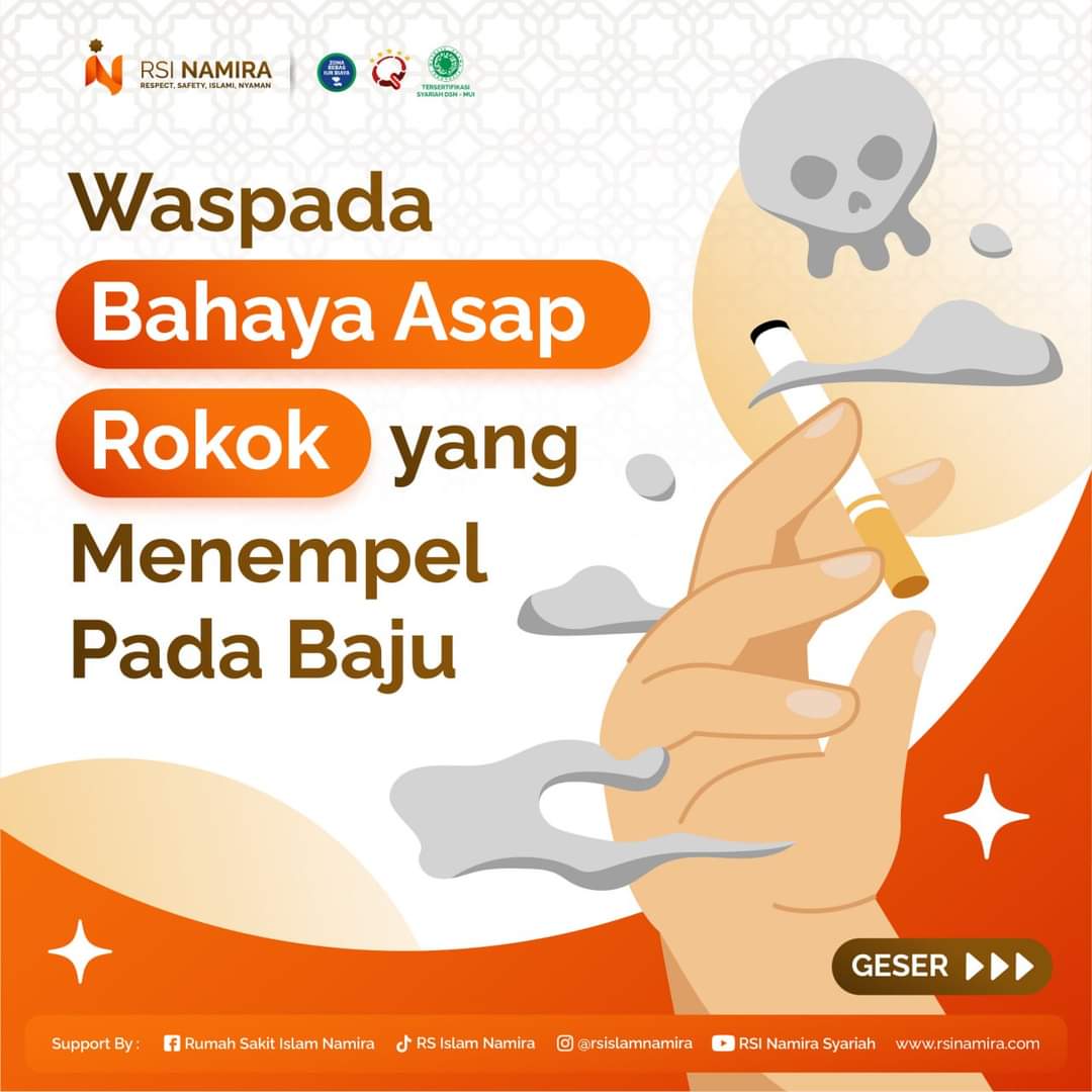 Waspada Bahaya Asap Rokok Yang Menempel Pada Baju Atmago