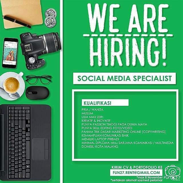 Lowongan Kerja Social Media Specialist Atmago