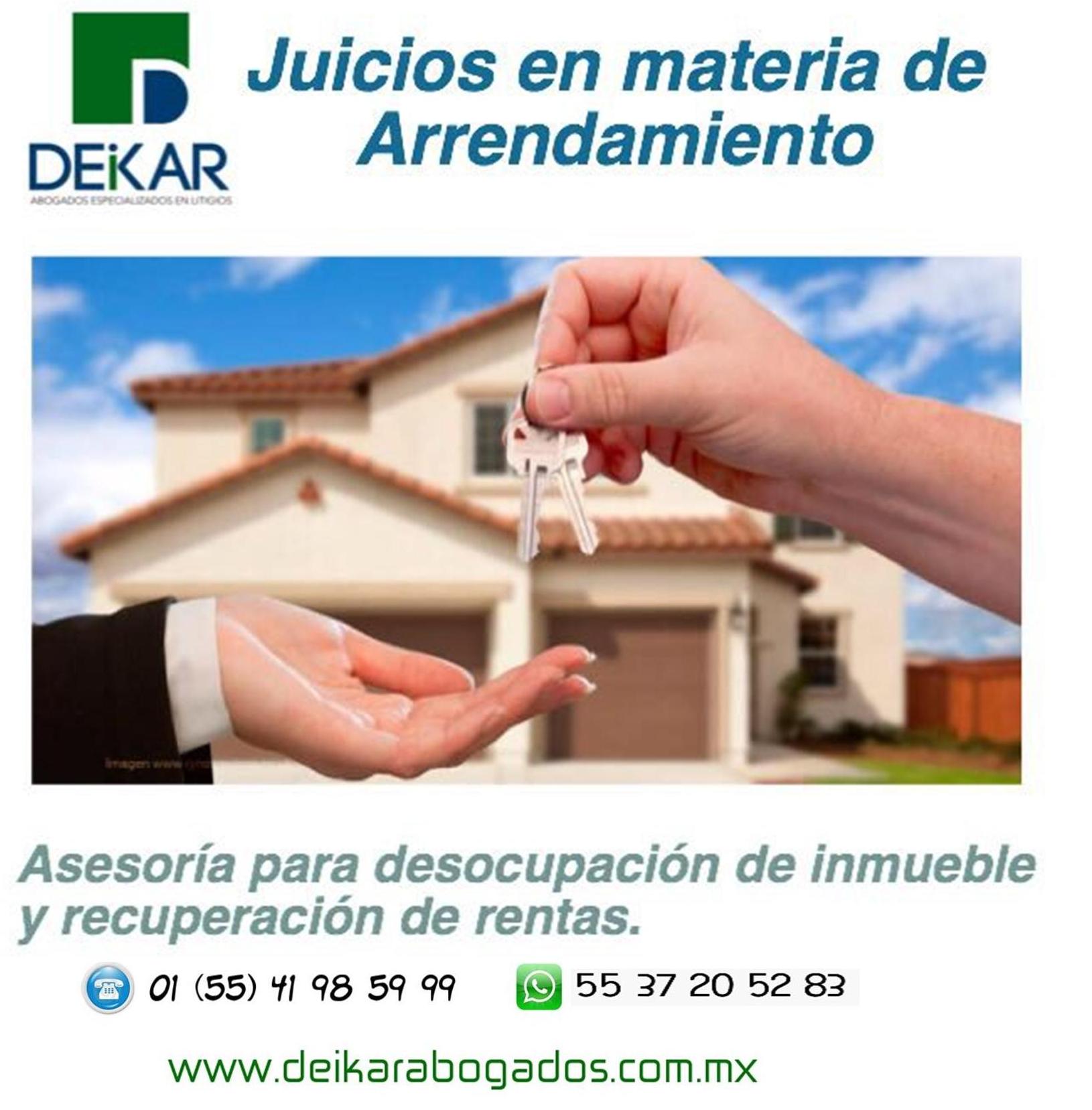 Juicios De Arrendamiento Inmobiliario O Desahucio Cdmx Y Edomex