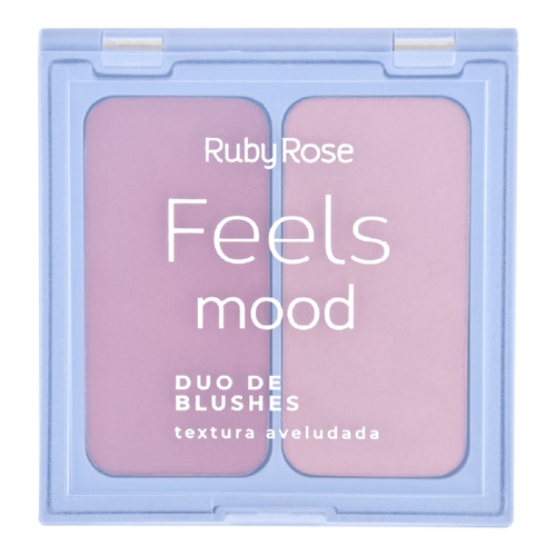 Duo De Blushes Feels Mood Rose Rust New Peach Ruby Rose 14g