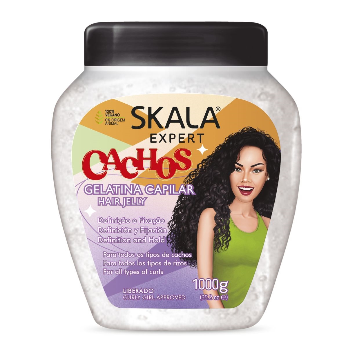 Gelatina Capilar Cachos Skala Hair Jelly 1000g