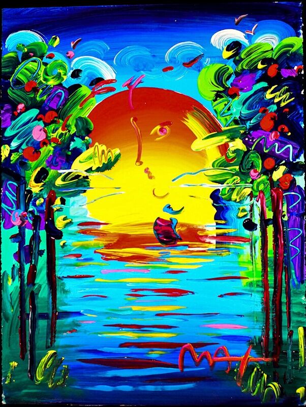 Peter Max Better World Ver Iii 1998 Artsy