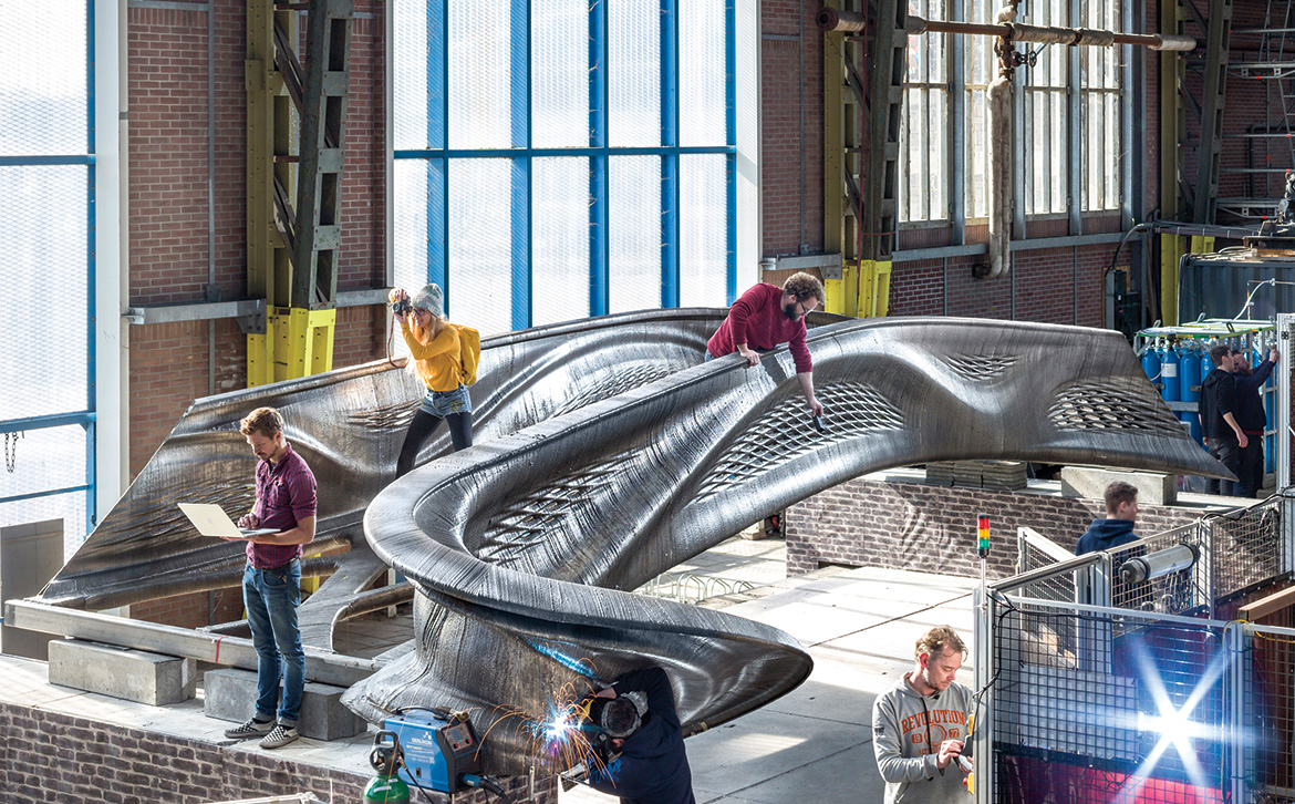 Joris Laarman Lab Designs A 3 D Printed Pedestrian Bridge For Dutch