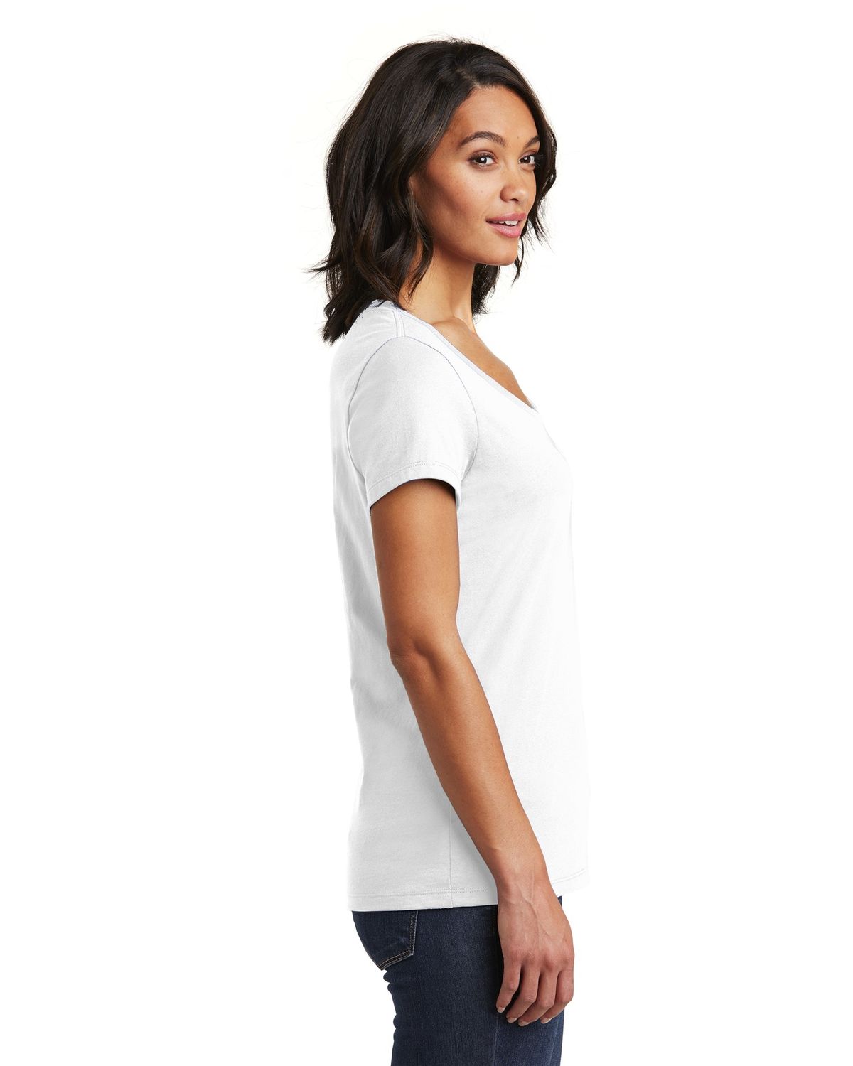 Shop District Dt6503 Womens Vit V Neck Tee