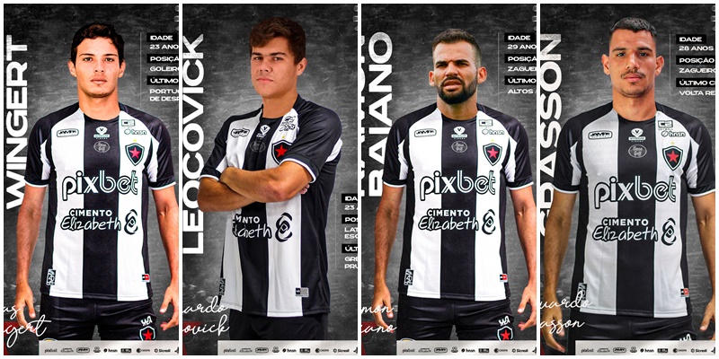 Botafogo Pb Anuncia Cinco Primeiros Reforços Para A Temporada 2023 Wscom