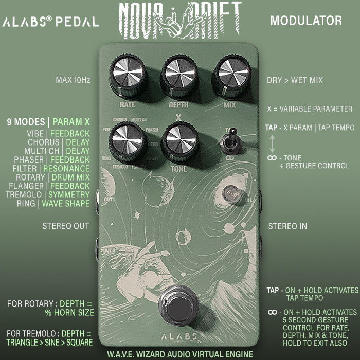 Guitar Pedal X Gpx Blog Alabs Audios Novadrift Modulator Delivers