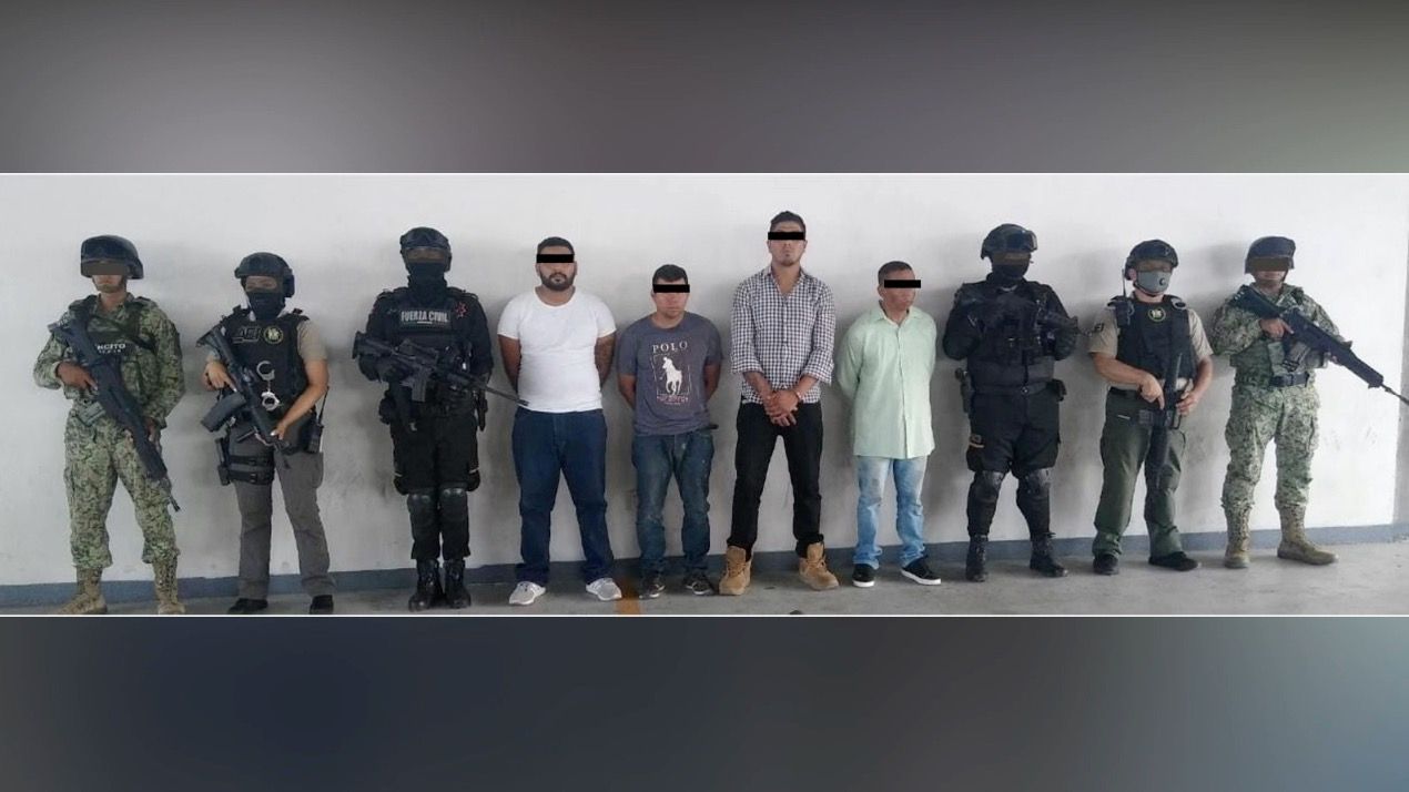 Capturan A 4 Presuntos Integrantes De Grupo Criminal