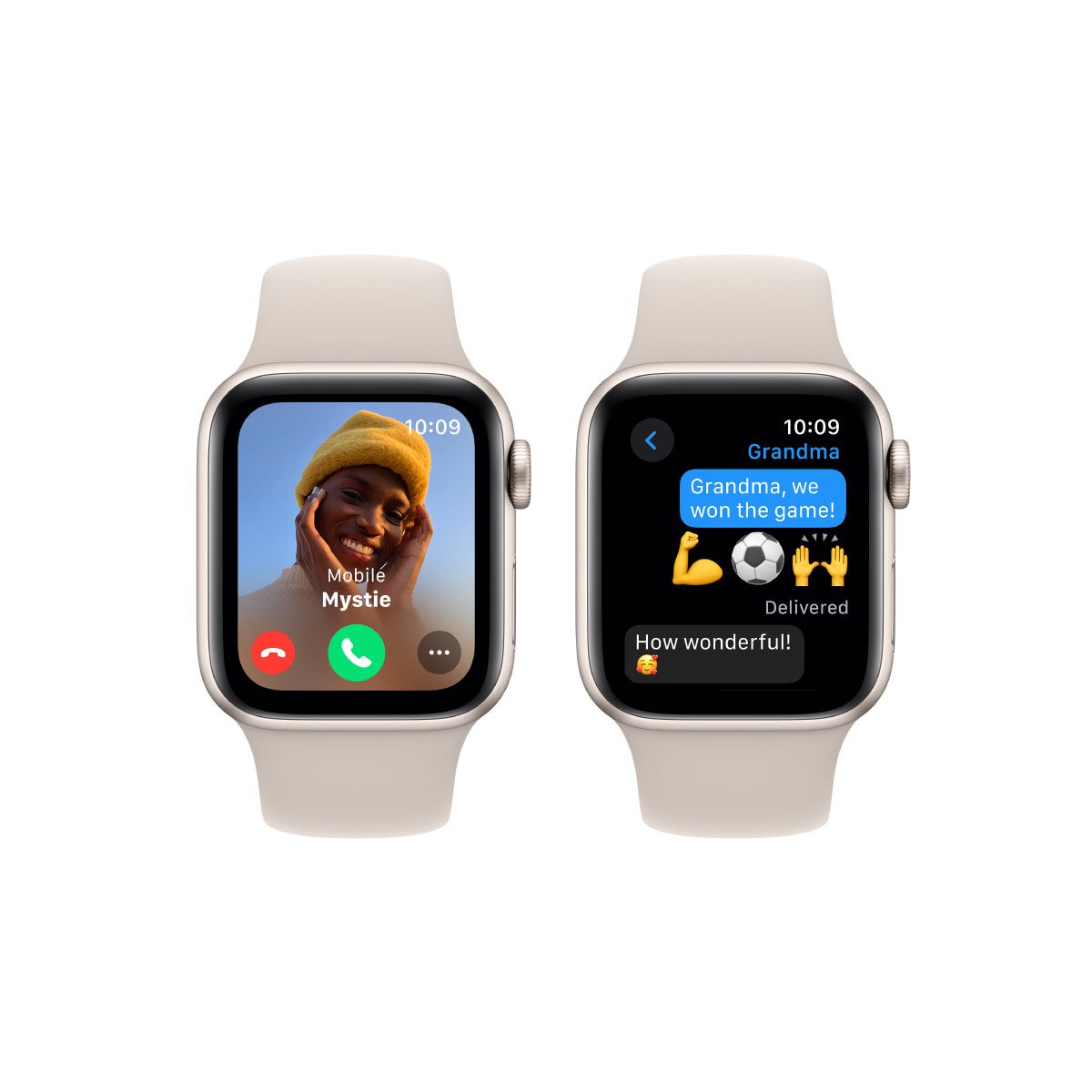 Apple Watch Series Se 2 Gen Gps 40 Mm Aluminium I Stjerneskinn Med