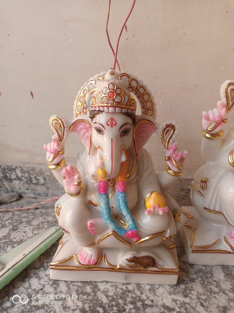 Marble Ganesh Statue In Jaipur Govindam Murti Art