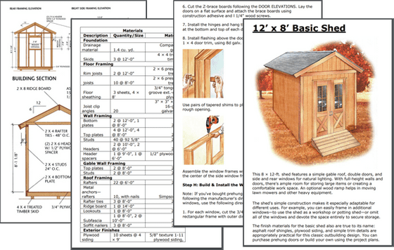 Free 8x12 Shed Plan Pdf Download Now Carpentryhacker