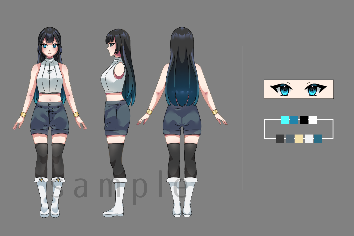 Character Reference Sheet Artistsandclients