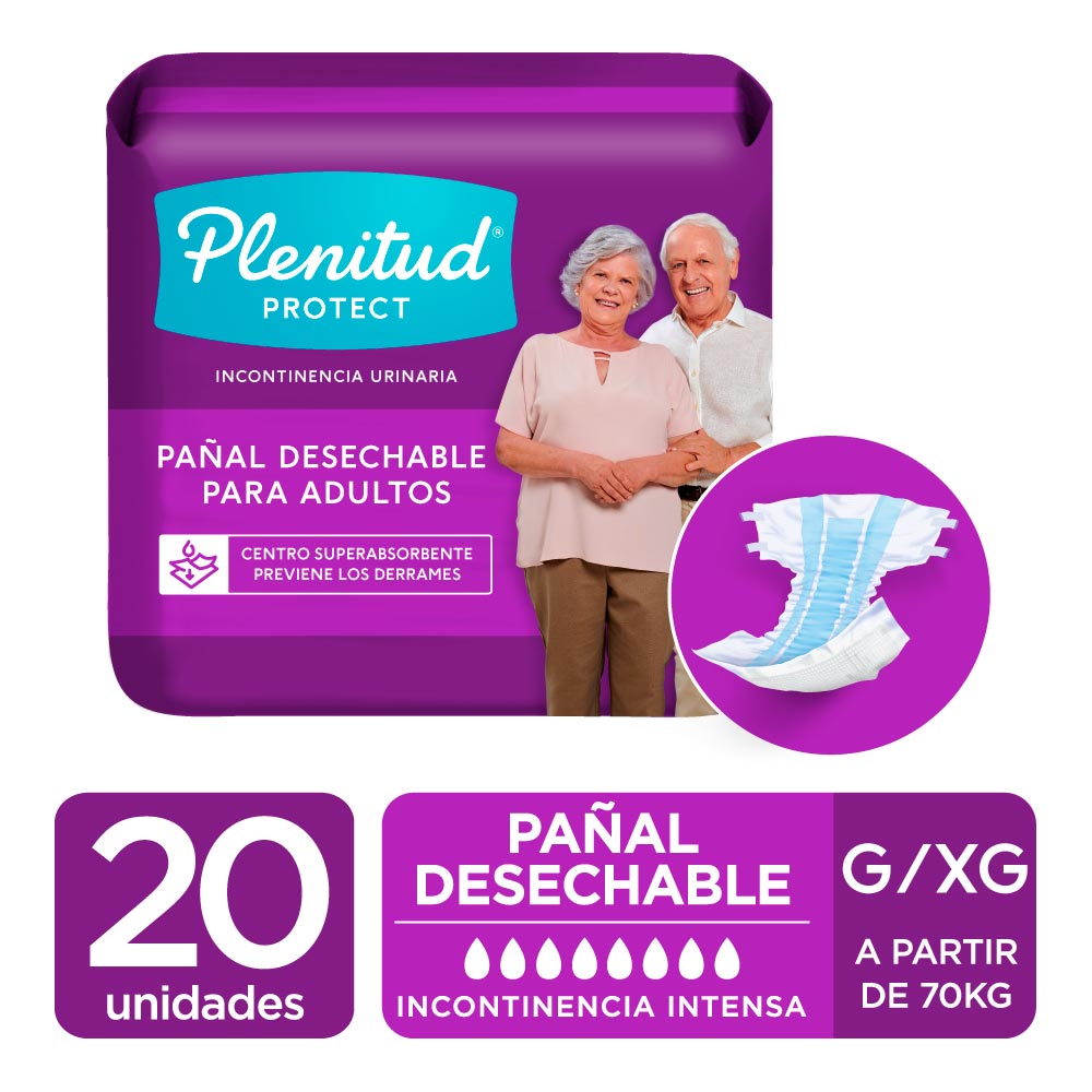 Plenitud Pañal Adulto Talla Gxg 20 Un Inkafarma