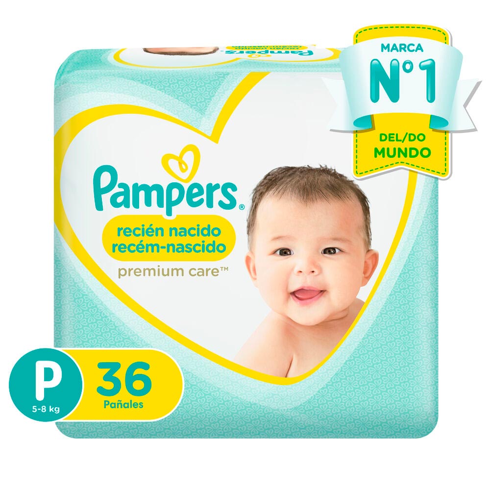 Pampers Pañal Premium Care Recién Nacido 36un Inkafarma