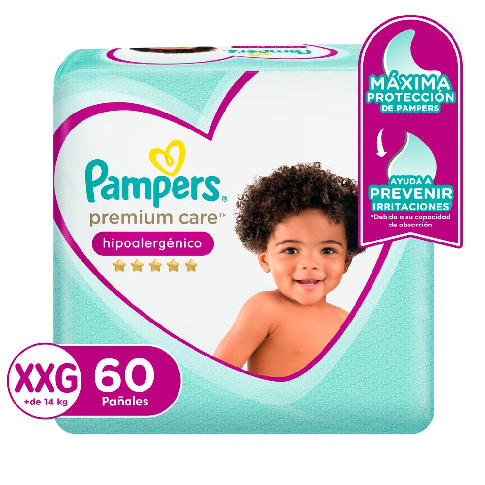 Pañales Pampers Premium Care Xxg Inkafarma