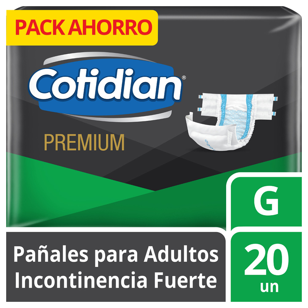 Pañales Para Adulto Cotidian Premium Talla G Inkafarma