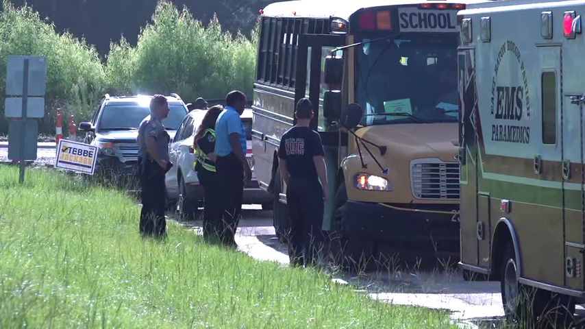 School Bus Involved In Crash On N Sherwood Forest Drive No Serious