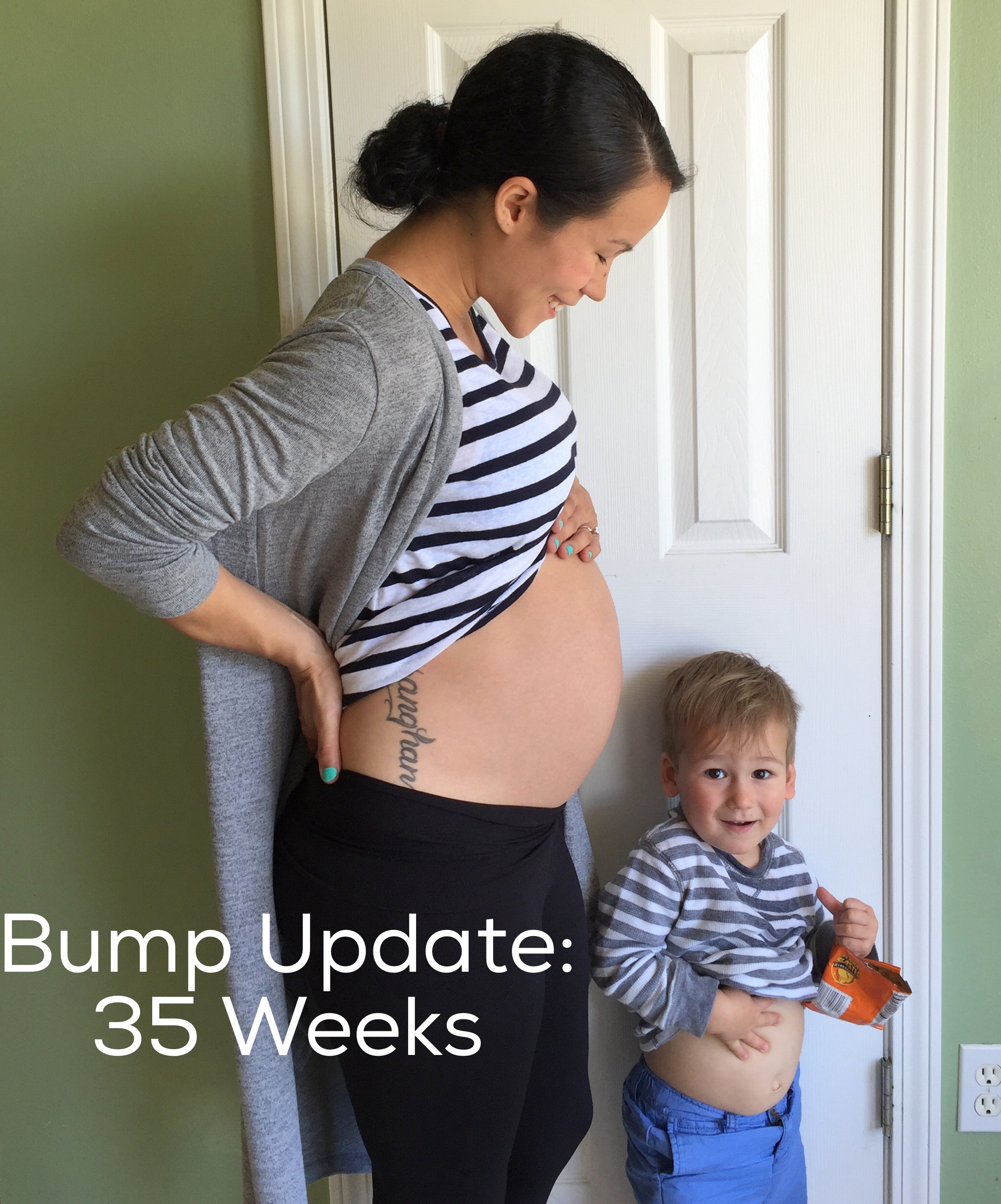 Pregnancy 35 Weeks Bump Update Diary Of A Fit Mommy