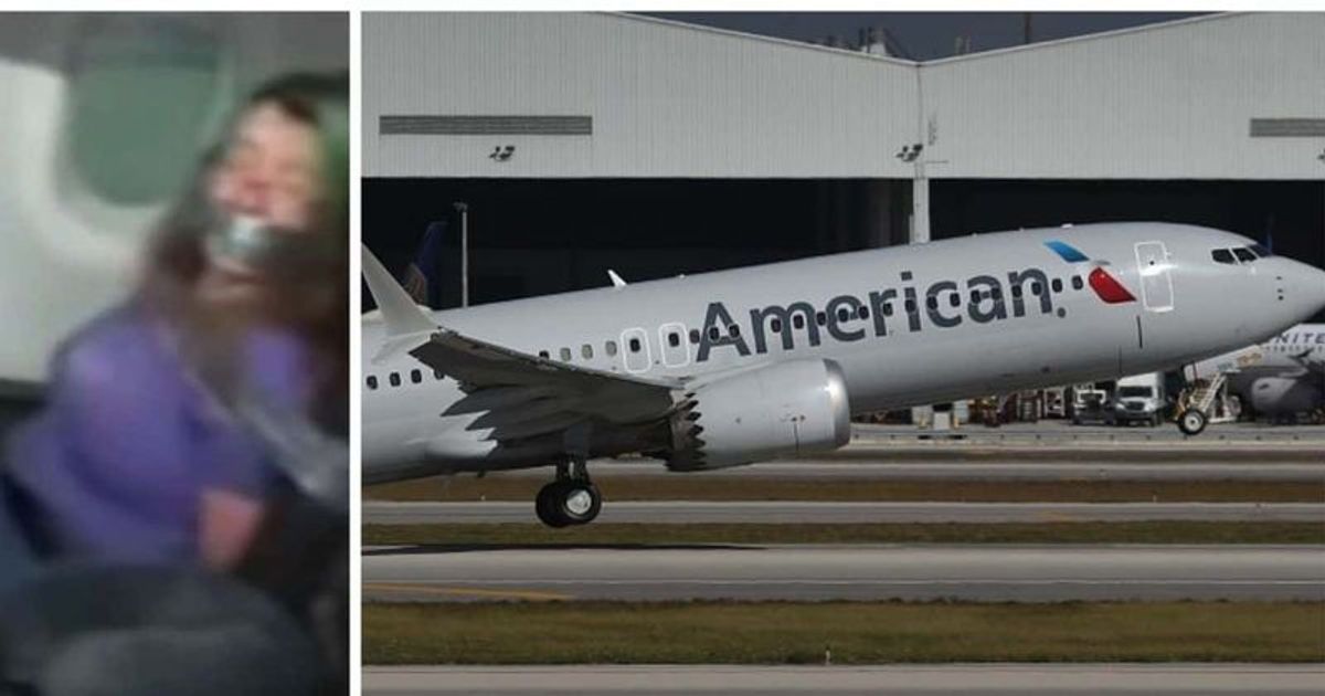 Woman Duct Taped To Seat On American Airlines Flight After Attacking