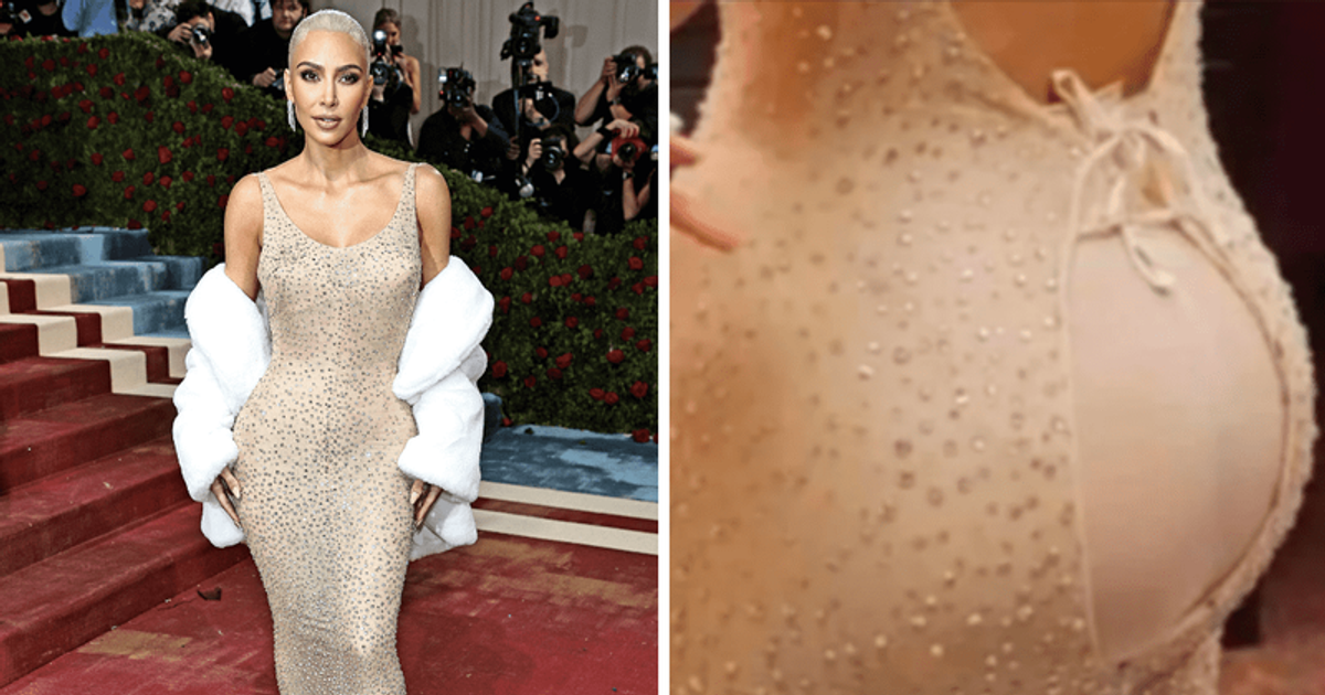 Did Kim Kardashian Destroy Marilyn Monroes Gown Outrage As New Video