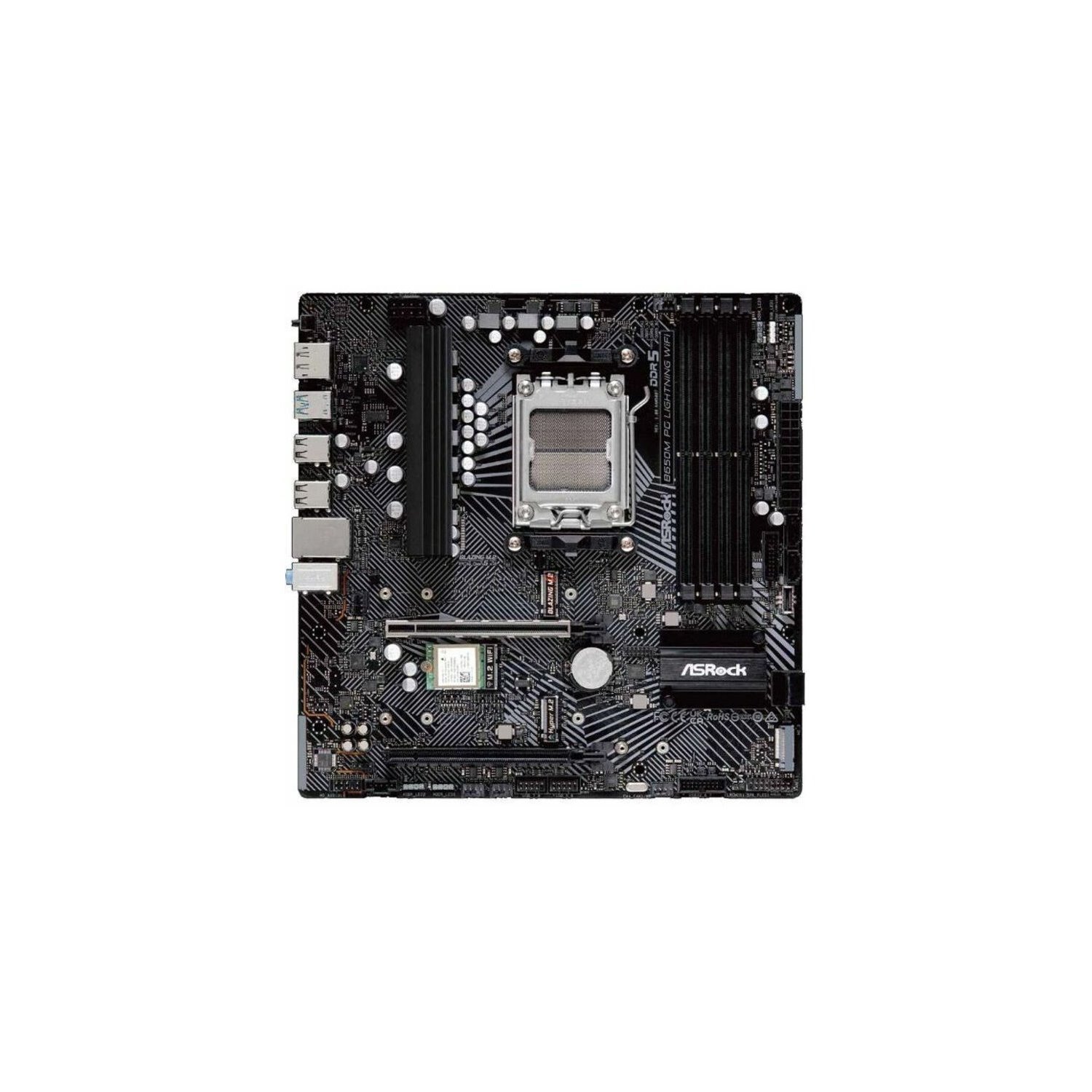 Buy Asrock B650m Pg Lightning Wifi Gaming Desktop Motherboard Amd