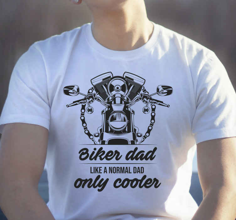 Biker Dad Fathers Day Matching Shirts Tenstickers