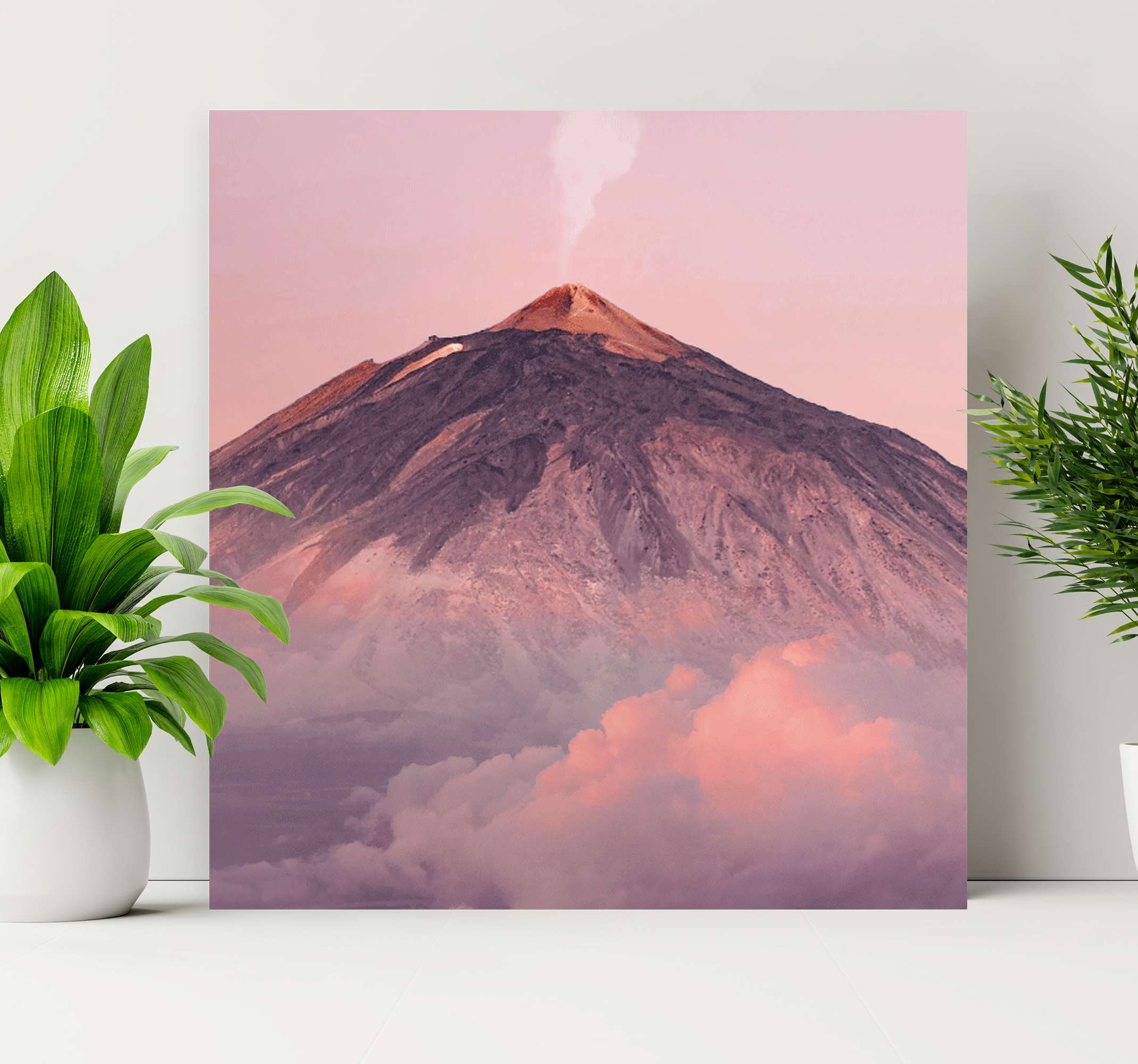 Volcano Peak Aesthetic Photography Landscape Wall Canvas Tenstickers