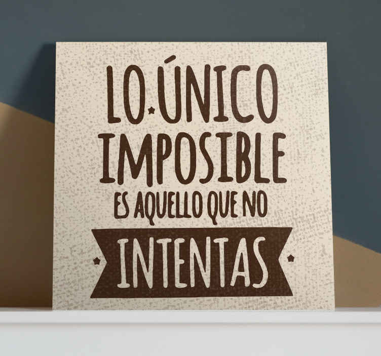 Cuadro Retro Vintage Frase Vintage Tenvinilo