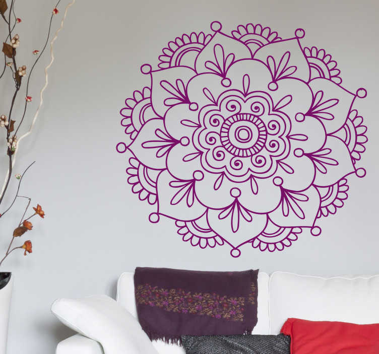 Wall Décor Namaste Wall Decal Lotus Flower Namaste Vinyl Sticker Boho