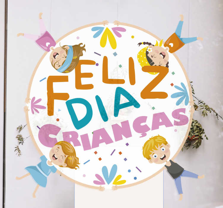 Autocolantes Promoções Feliz Dia Das Crianças Tenstickers