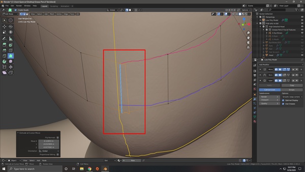 Facial Retopology Edge Flow And Articulation Stylized Character