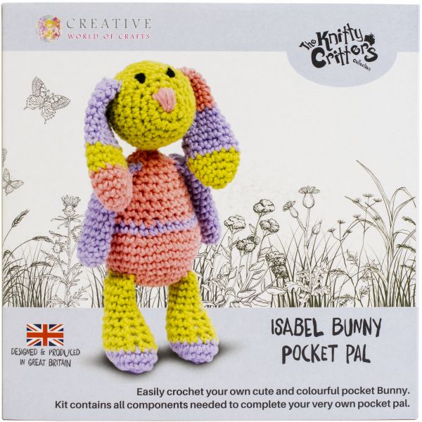 Creative Expressions Knitty Critters Pocket Pal Crochet Kit