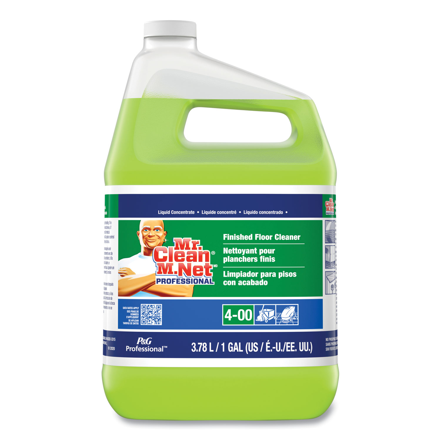 Mr Clean Finished Floor Cleaner Lemon Scent 1 Gal Bottle